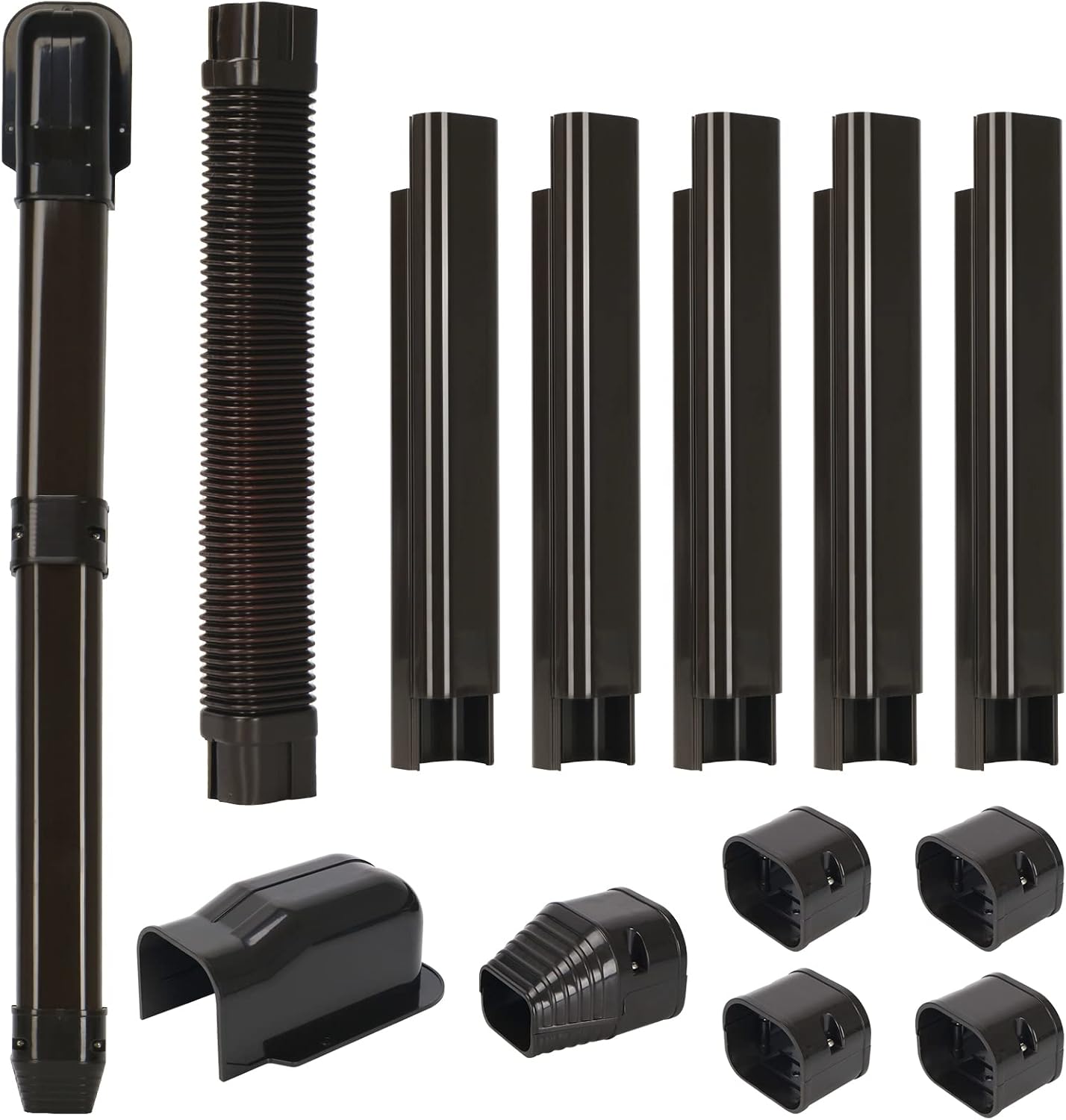 BEWAVE AC Line Cover Kit, Decorative PVC Tubing Cover Kit for Mini ...