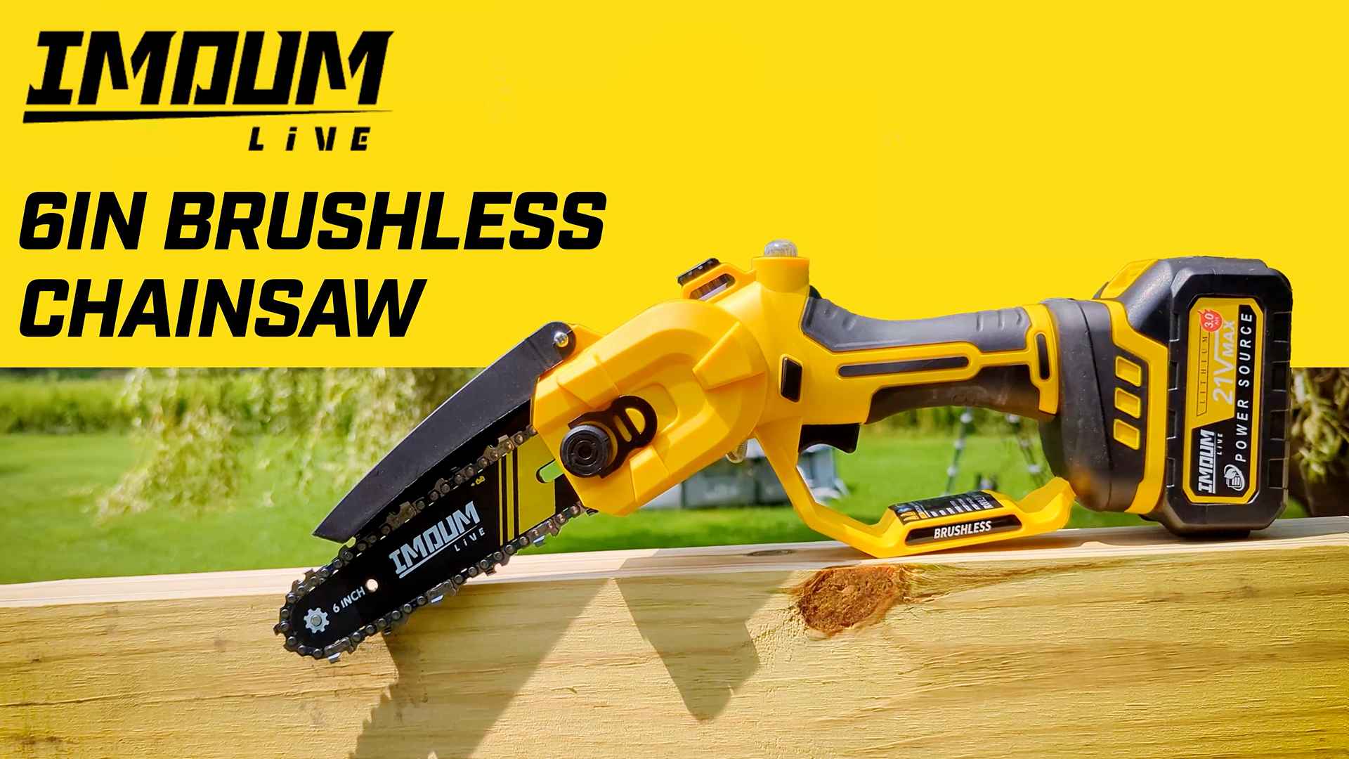 Watch [ToolAds] IMOUMLIVE 6IN-CHAINSAW-An Affordable Alternative on ...