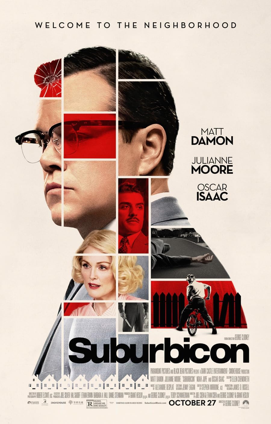 Amazon.com: Movie Poster SUBURBICON 2 Sided ORIGINAL FINAL 27x40 COEN ...