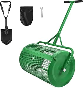 Amazon.co.jp: 24 Inch Compost Spreader with Shovel, Durable Peat Moss ...