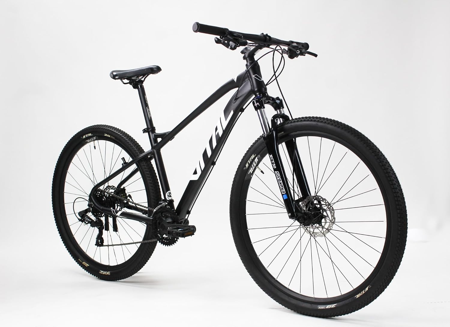 Bicicleta Vital MTB X1 R29 Cuadro Mediano 21 Velocidades Negro : Amazon ...