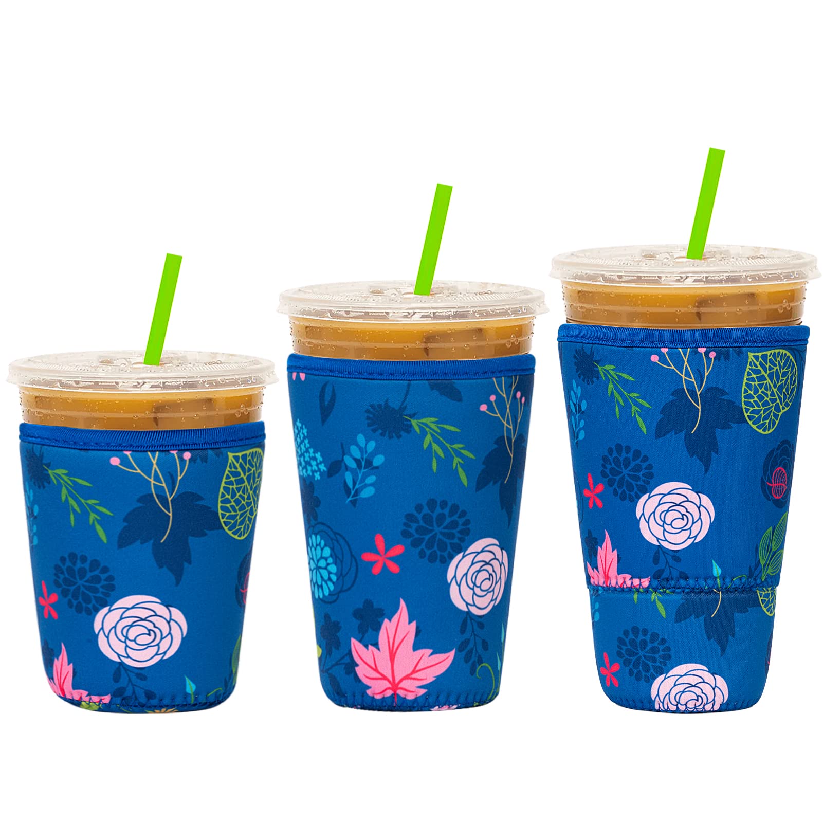 Snapklik.com : Kiatoras Iced Coffee Sleeve For Iced Coffee Cup, 3 Pack ...