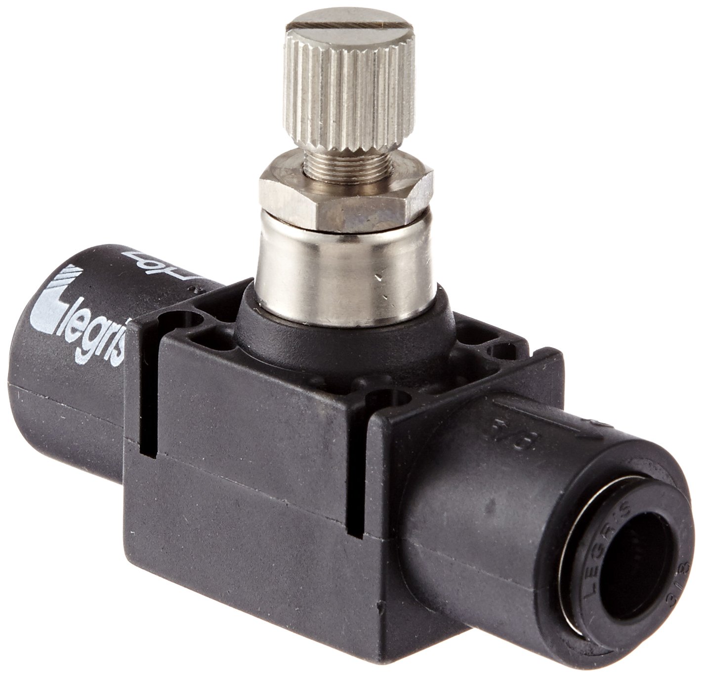 Legris 7770 60 00 Nylon Air Flow Control Valve, Inline, One-Way ...