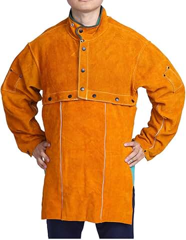 Amazon.es: chaqueta cuero soldador