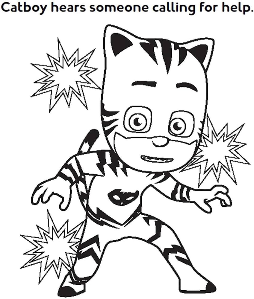 catboy coloring pages