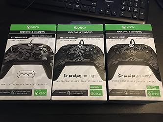 PDP Wired Controller for Xbox One - Black Camo: Xbox One: Video Games ...