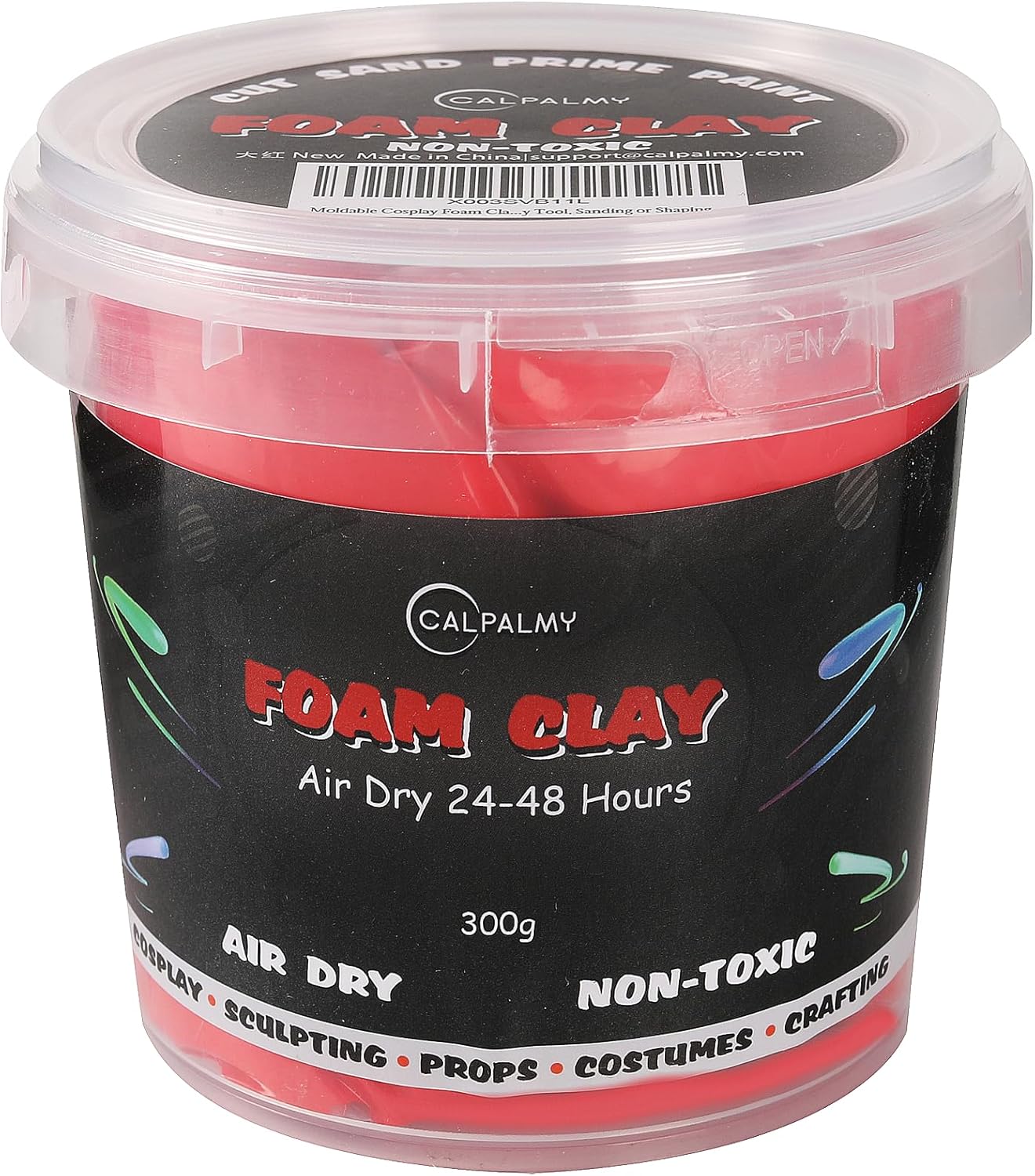Amazon.com: Moldable Cosplay Foam Clay Red Colors (300g) – High Density ...