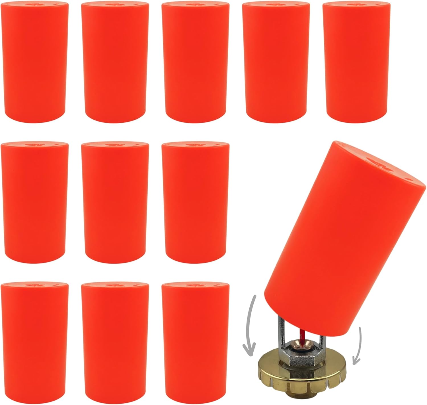 Amazon.com: Sprinkler Head Paint Cover - Head Protector, Head Covers ...