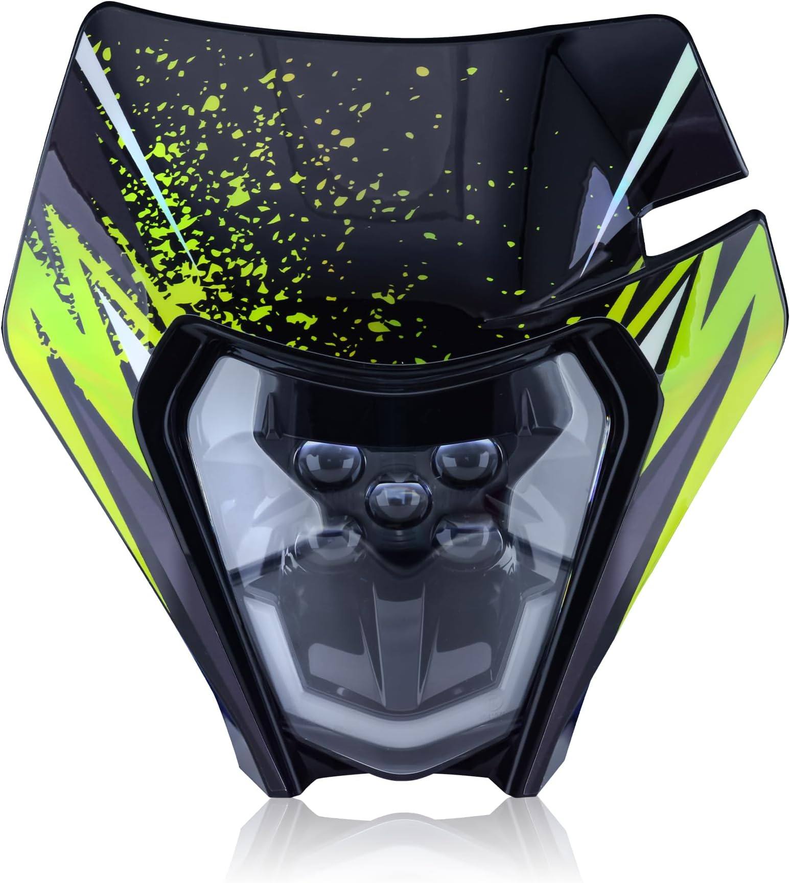 Amazon.com: MCHMFG Dirt Bike Headlight Dirtbike LED Headlights Kit ...