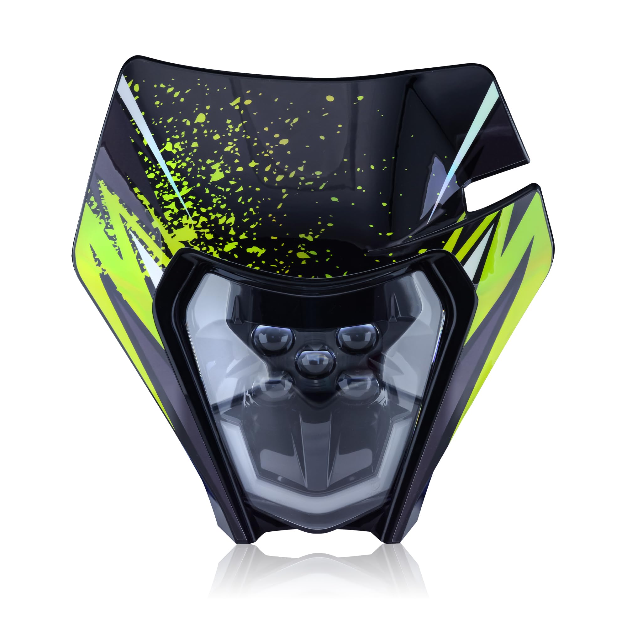 Amazon.com: MCHMFG Dirt Bike Headlight Dirtbike LED Headlights Kit ...