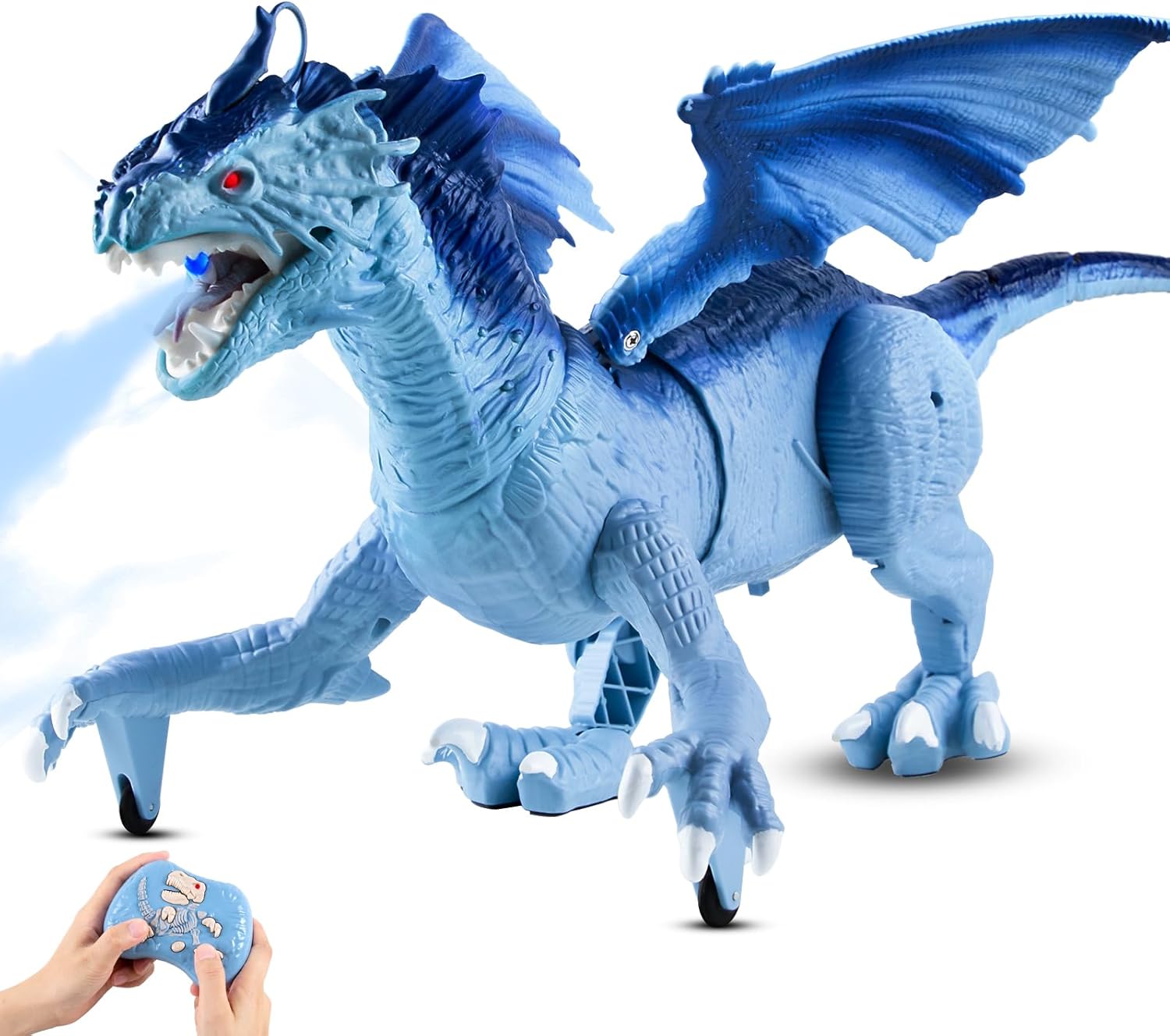 Amazon.com: Remote Control Dragon Toy for Kids with 360° Swaying Head ...