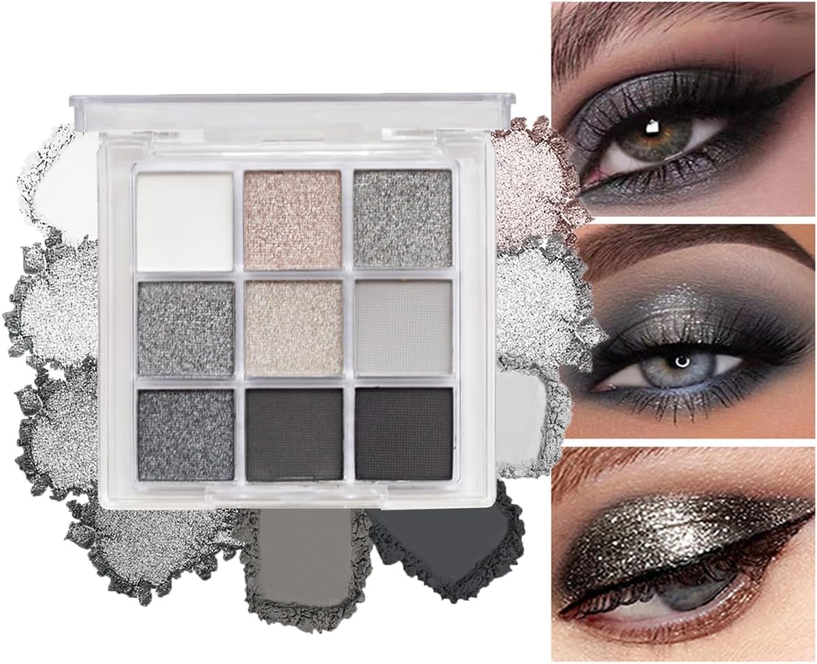9 Colours Eyeshadow Palette, Eye Shadow Palette with Matte & Shimmer ...
