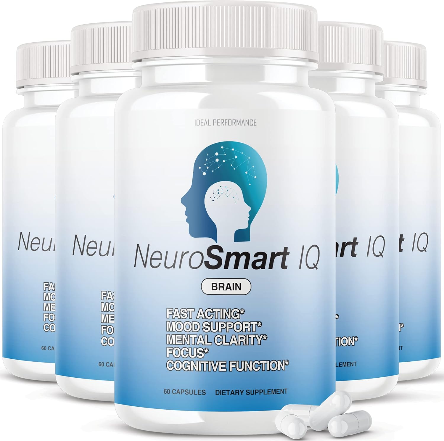 Amazon.com: (5 Pack) Neuro Smart IQ Brain Pills Neurosmart Mind Energy ...