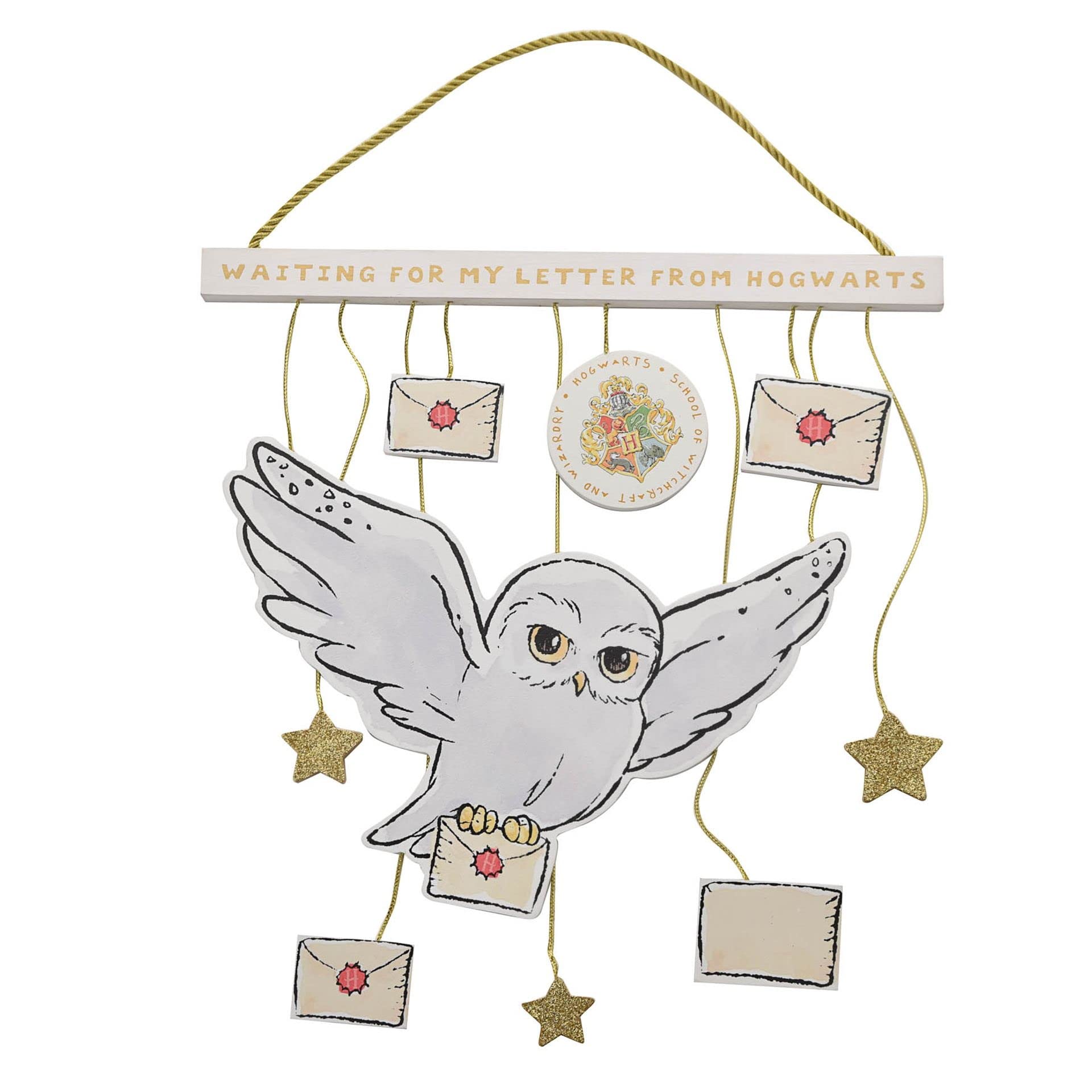 Amazon.com: Harry Potter Hanging Wall Plaque - Hedwig Waiting For My ...