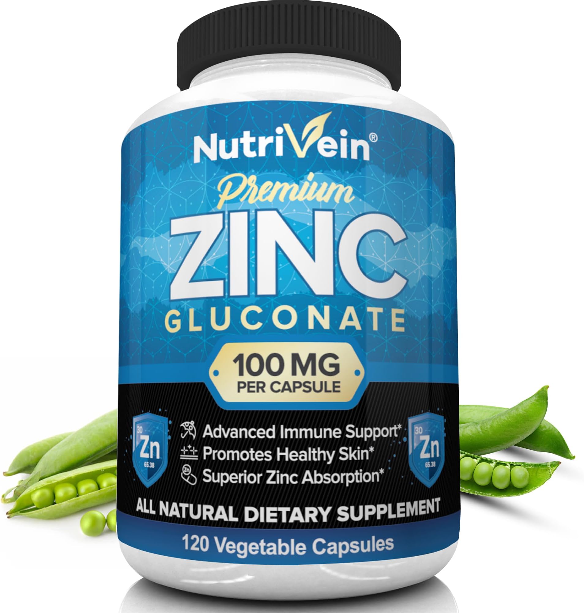 Amazon.com: Horbäach Zinc Picolinate 100mg | 180 Capsules | High ...