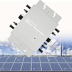 Amazon.com: JOSKAA 2000W Micro Inverter Solar Grid Tie Microinverter IP65 WiFi Control Self ...