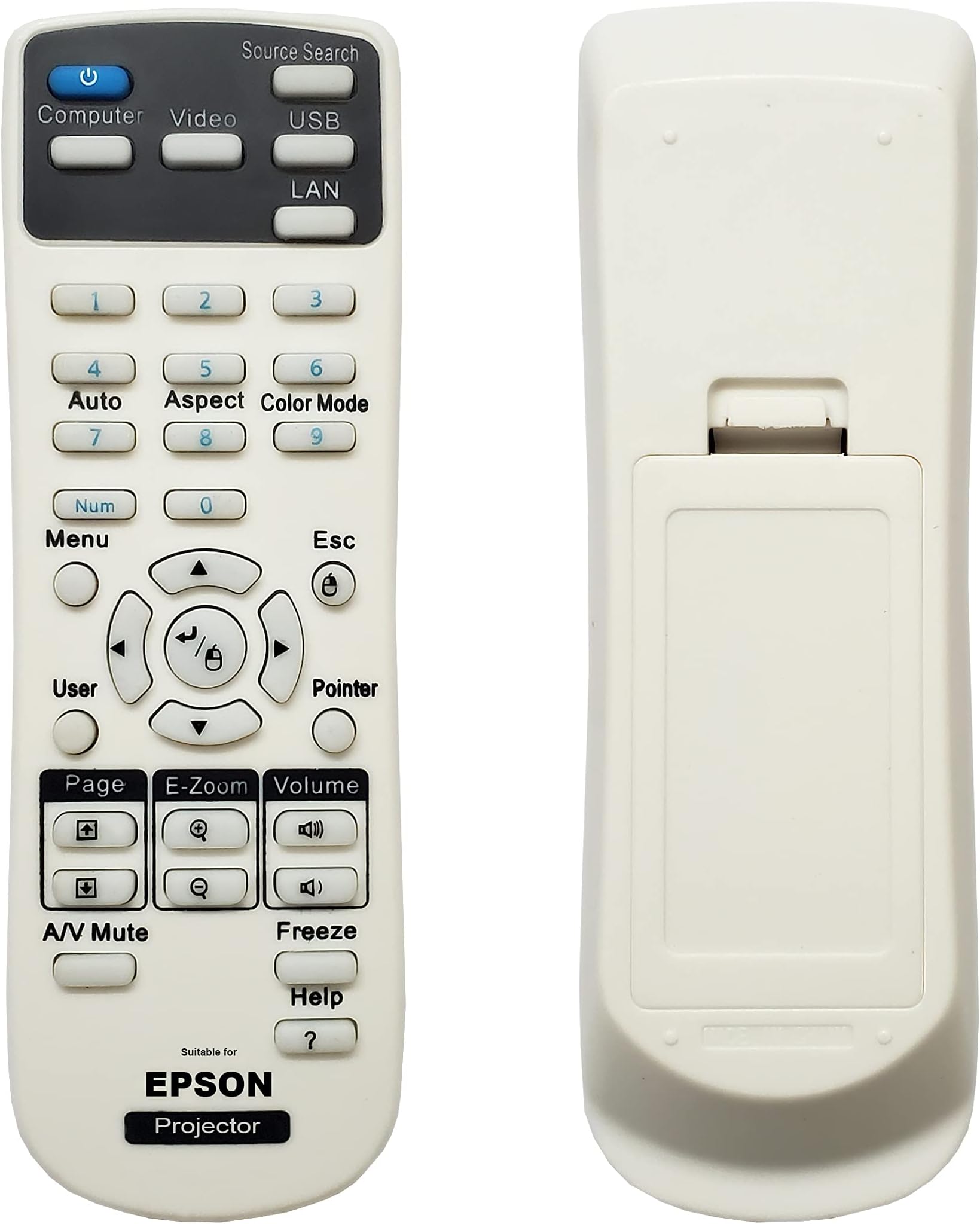 Buy TECVITY® Remote Control, for Epson Projector Online at Low Prices ...