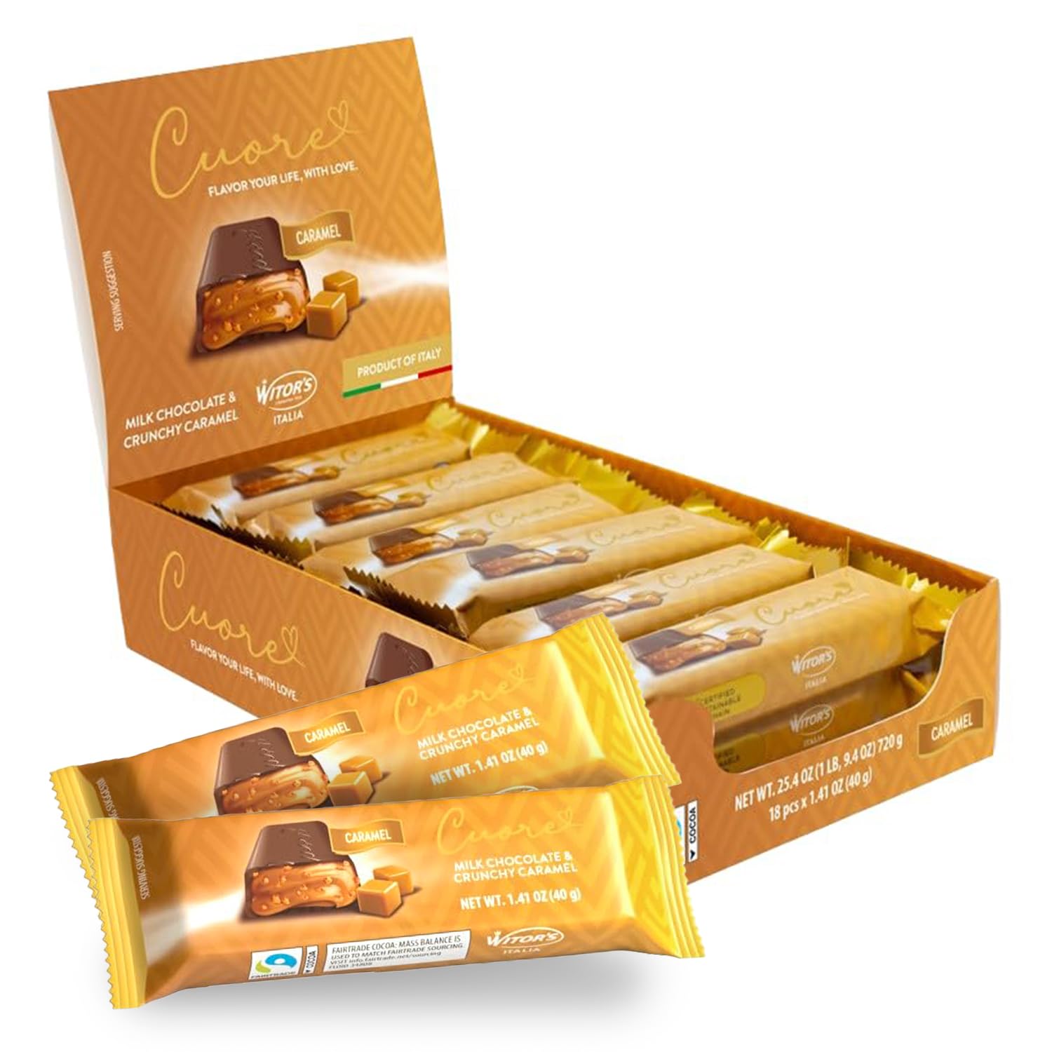 Amazon.com : Witor's Cuore Collection Chocolate, Premium Italian ...