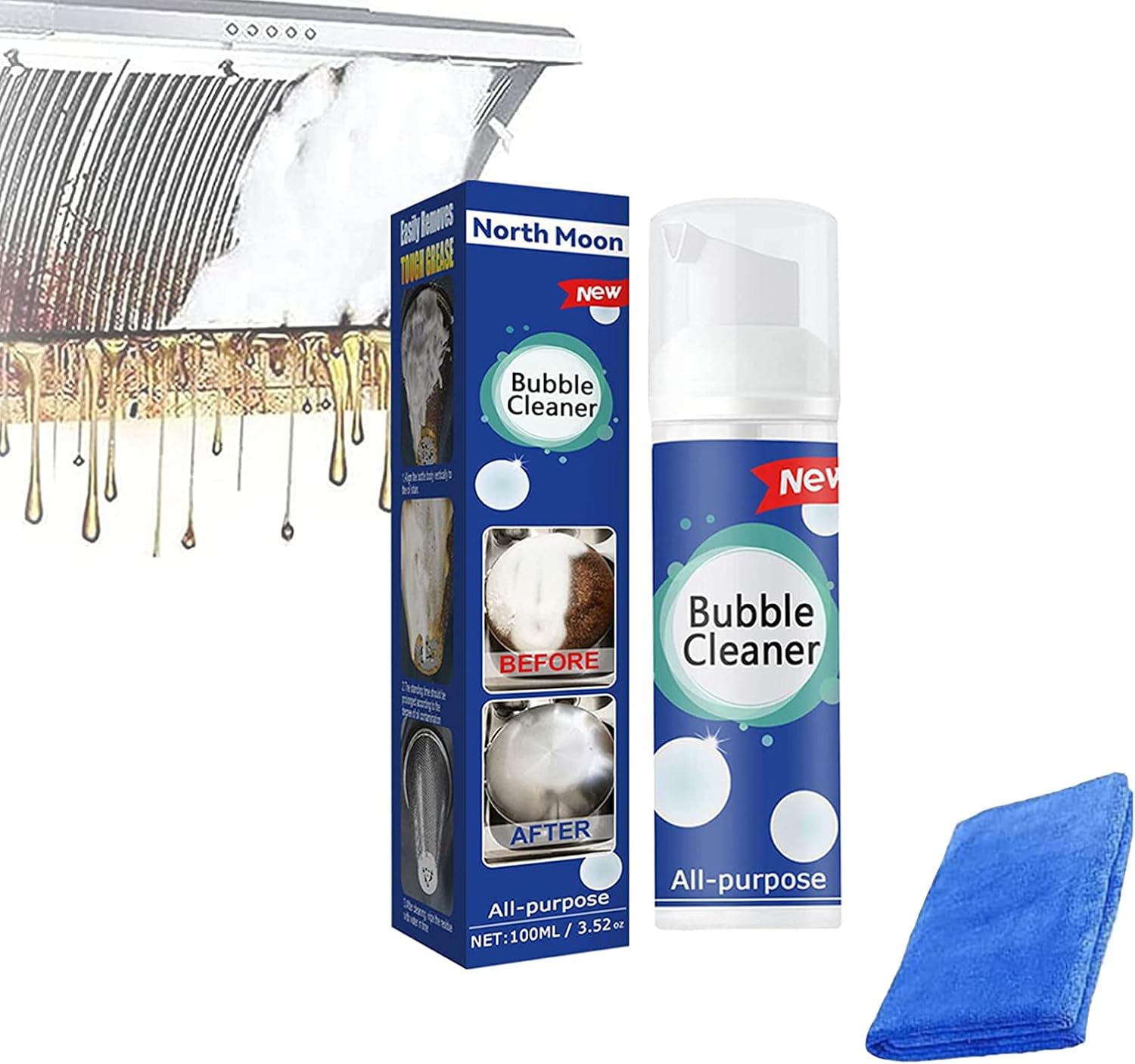 Amazon.com: Super Cleaning Foam,Lazzda Bubble Cleaner,Beedac Bubble ...