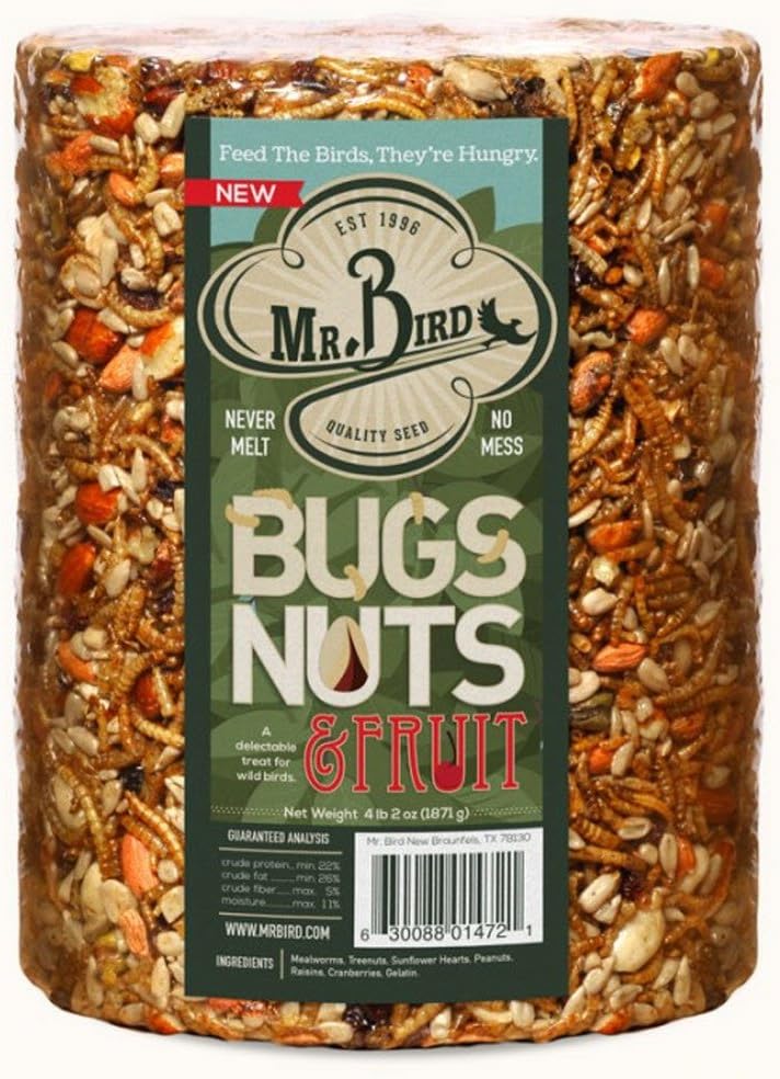 Amazon.com: Mr. Bird Wild Bird Feast Birdseed Cylinder - 6 Diameter ...