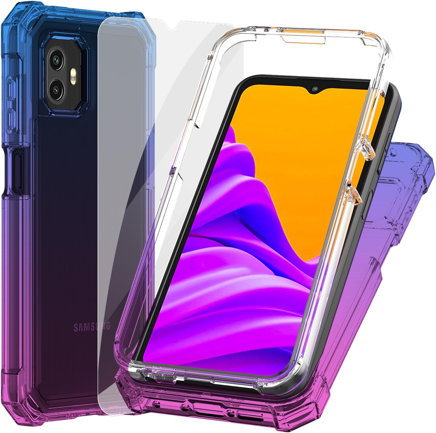 Amazon.com: Ailiber Case for Galaxy X Cover 6 Pro, with Screen ...