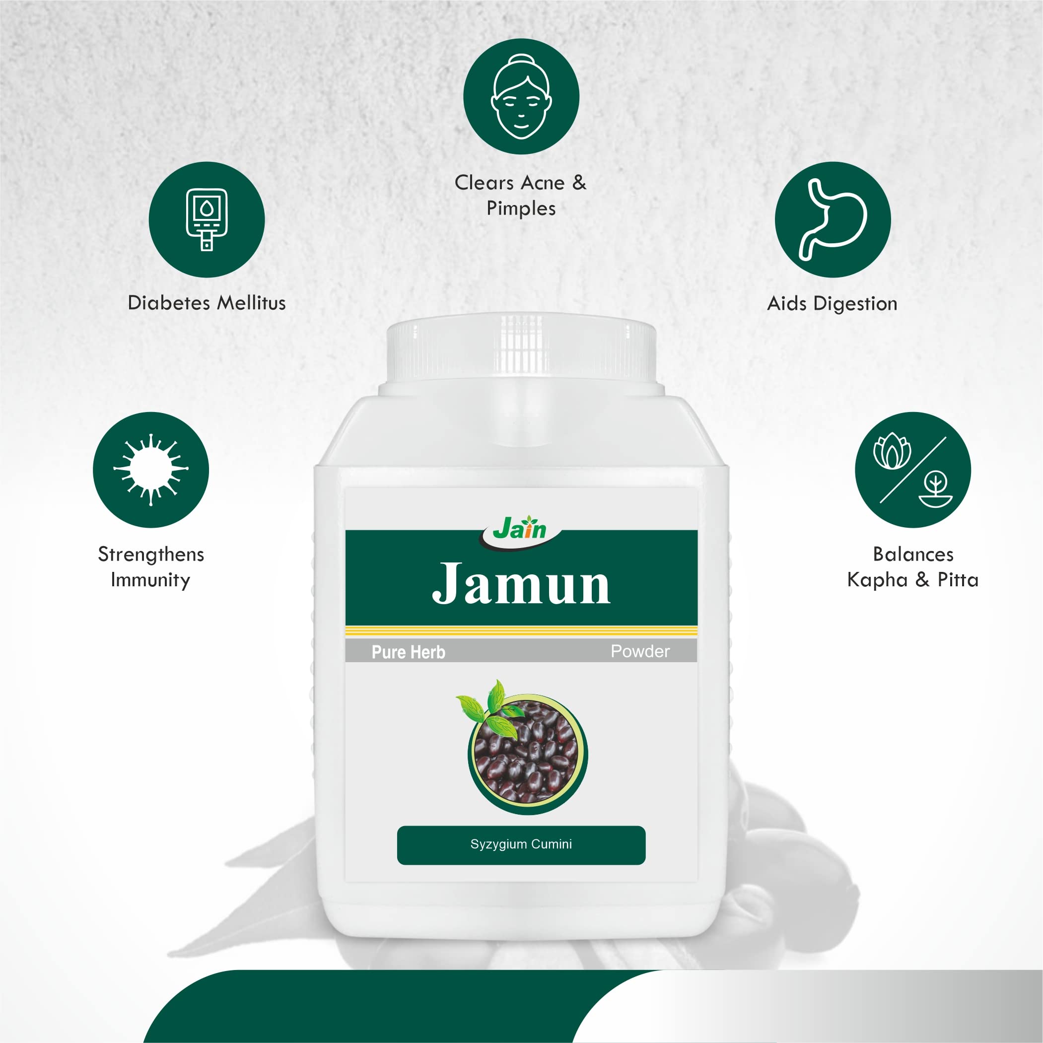 Buy Jain Jamun (Syzygium Cumini) Powder, 400g Online at Lowest Price ...