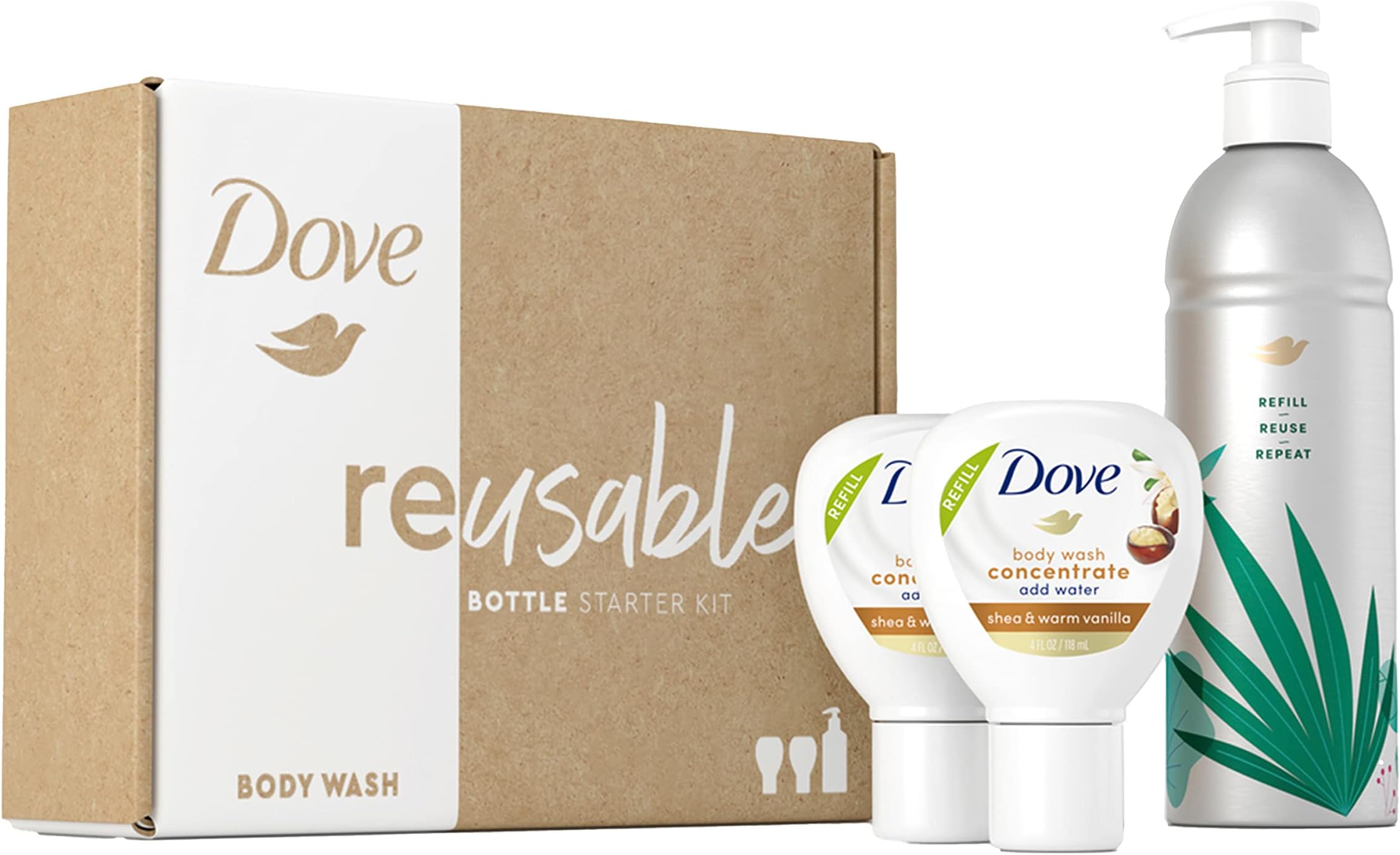 Amazon.com : Dove 5Liter PRO Body Wash Daily Moisturizer Refill Bottles ...