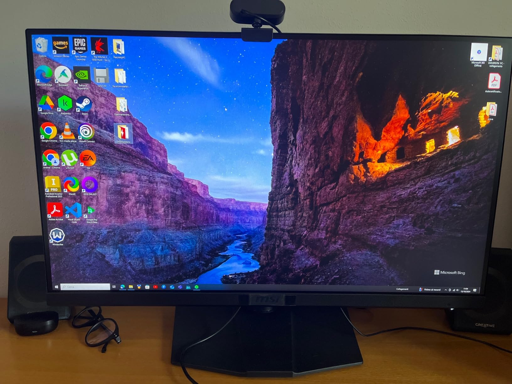 MSI G272QPF Monitor Gaming 27" WQHD 2K Rapid IPS (2560x1440), 170 Hz ...