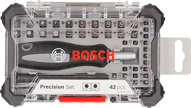Bosch Precision Screwdriver Bit Set 42 Pieces - 2607002835 : Amazon.co ...