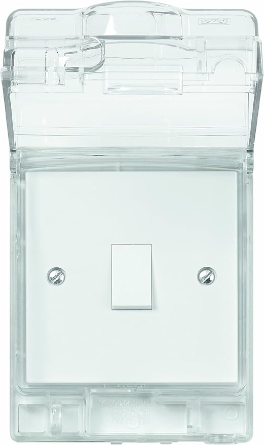 MK Shield K36102CLR Weatherproof Two-Way Light Switch : Amazon.co.uk ...