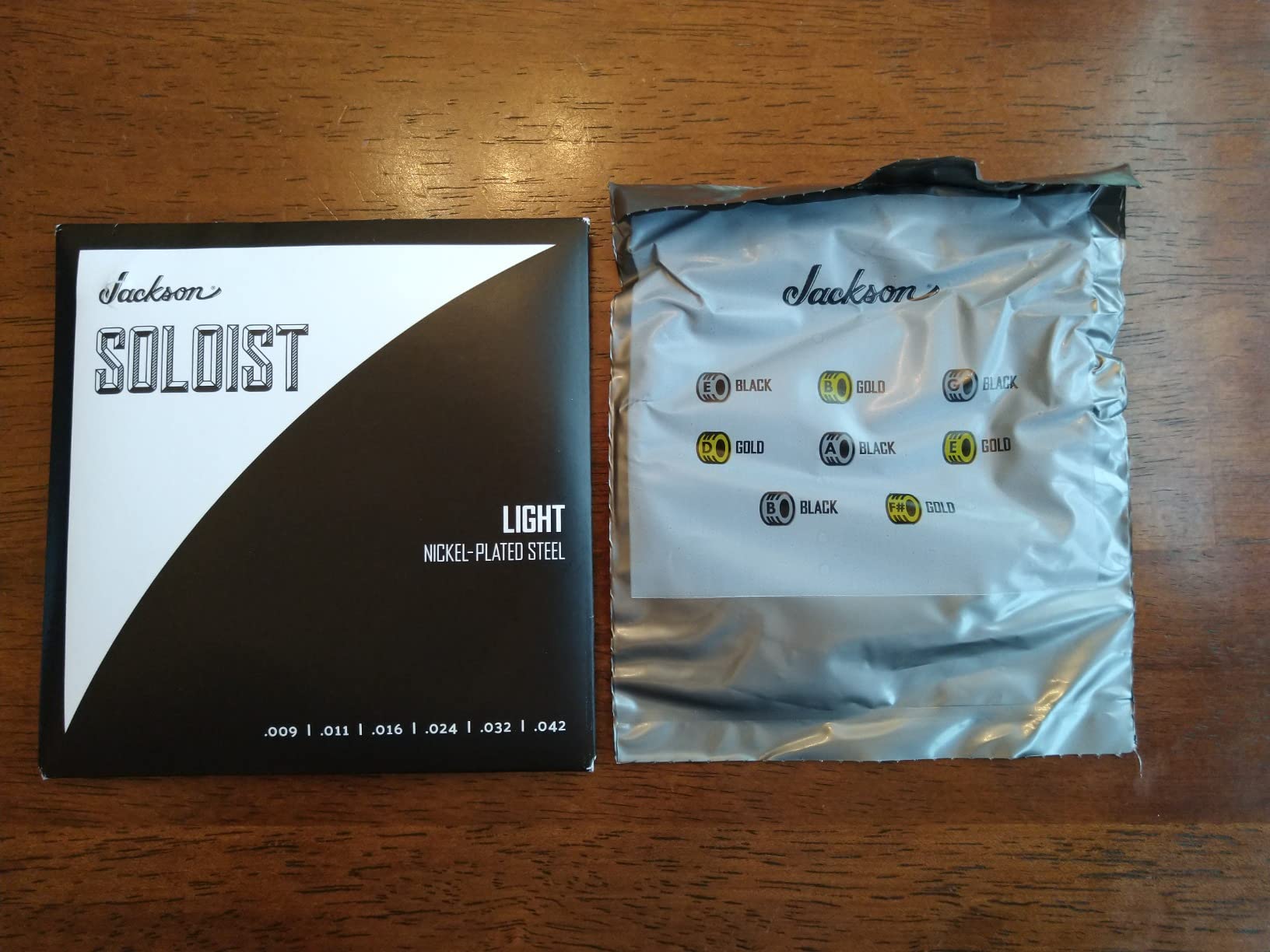 Amazon.com: Jackson Soloist Strings 7 String, Light .009-.052 ...