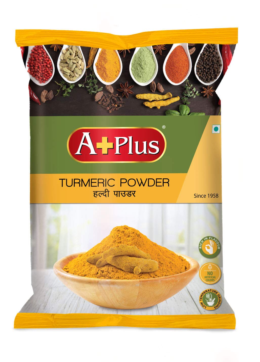 APLUS Turmeric Powder Pouch 2 x 500 g : Amazon.in: Grocery & Gourmet Foods