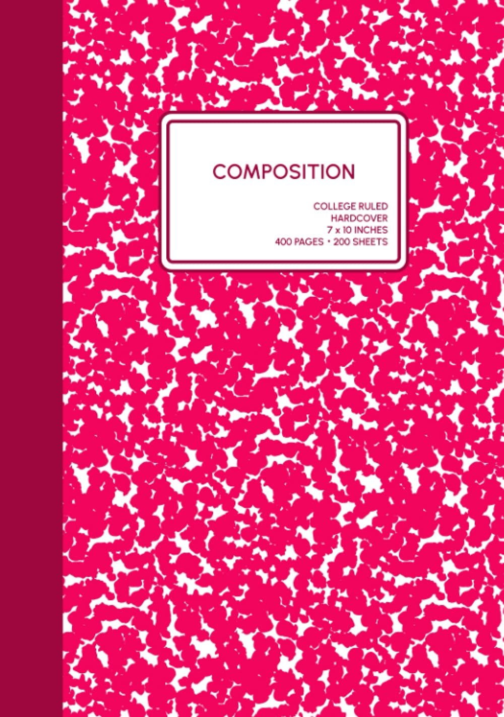 Composition: Hot Pink Composition Notebook College Ruled, 400 Pages ...