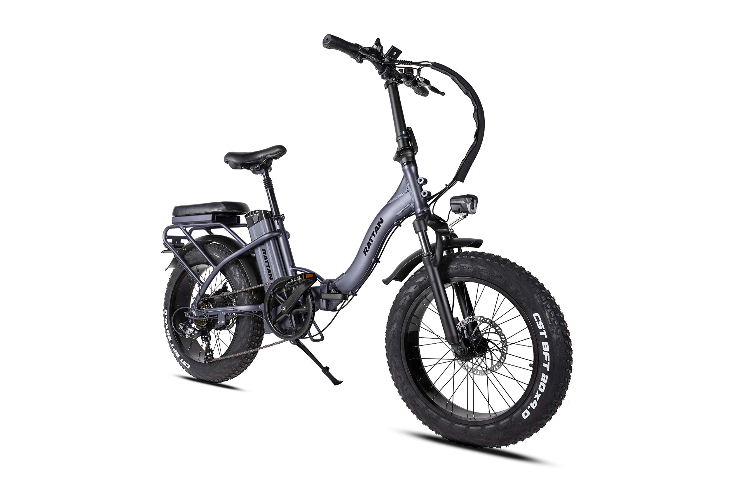 Buy Rattan Folding Electric Bike 500W 750W 48V 13AH LCD Display 4.0 ...