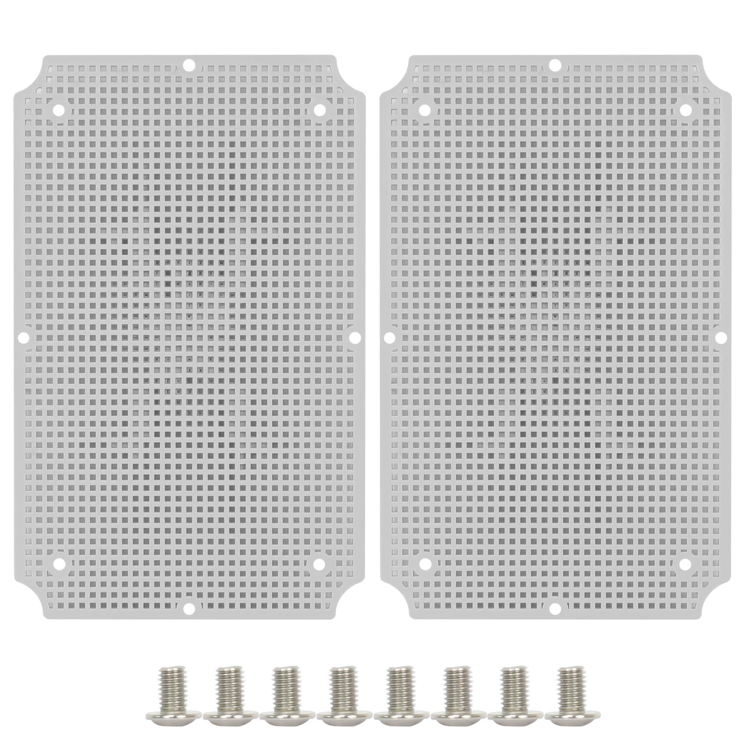 Snapklik.com : LeMotech 2pc Junction Box Mounting Plate ABS Plastic ...