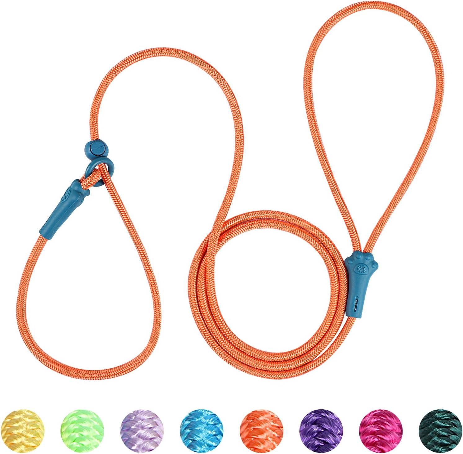 Amazon.com : Slip Lead Dog Leash 5.9Ft Lightweight Dog Training Slip ...
