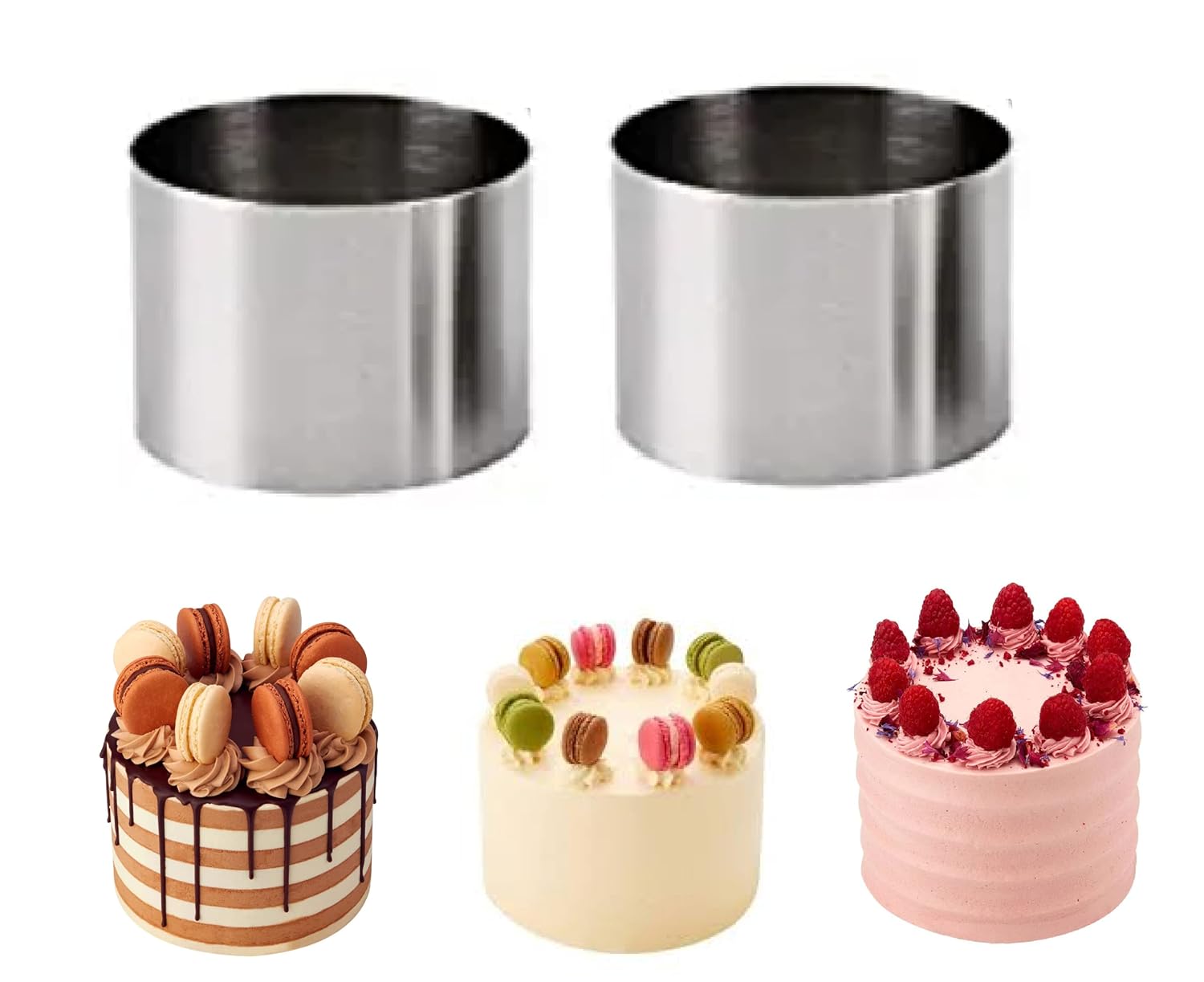 Buy Best Baking Utensils Cake Cutter 4 Inch Round Stainless Steel Cake ...