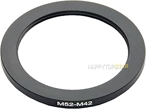 Amazon.com : Metal M52 to M42 Male to Female 52mm to 42mm M52-M42 Step ...