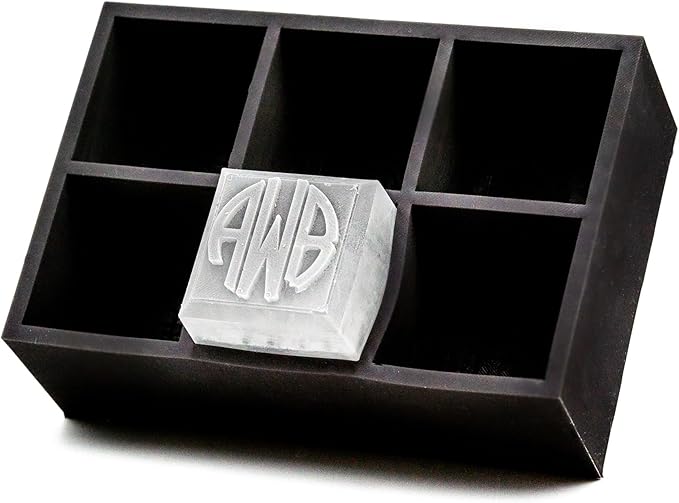 Amazon.com: Siligrams Customized Silicone Ice Cube Mold, Custom Ice ...