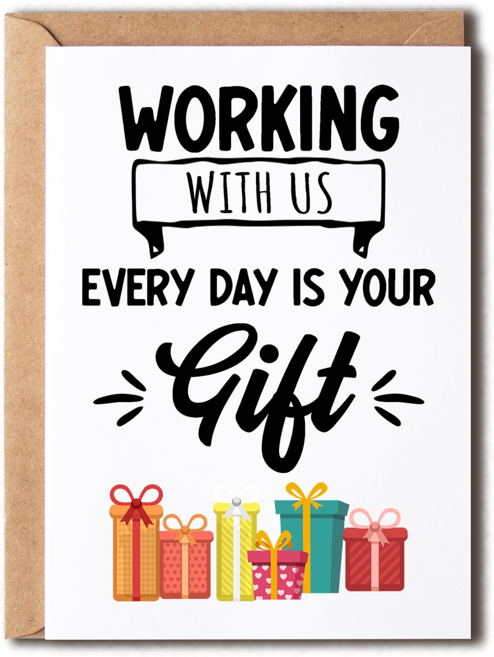 Amazon.com : Qiliji Funny Boss Birthday Card from Employee Staff ...