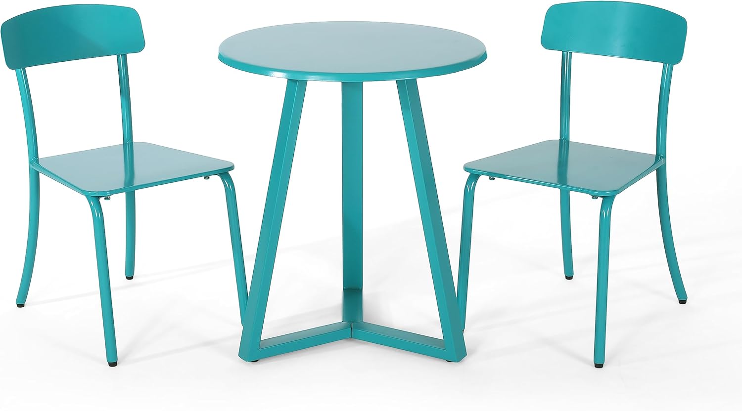 Amazon.com: Christopher Knight Home Larissa Outdoor Iron Bistro Set ...