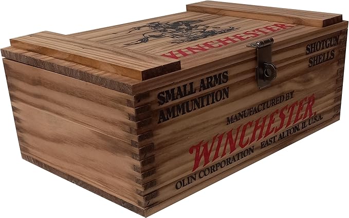 Amazon.com: WINCHESTER WOODEN 250 SHELL AMMO BOX : Home & Kitchen