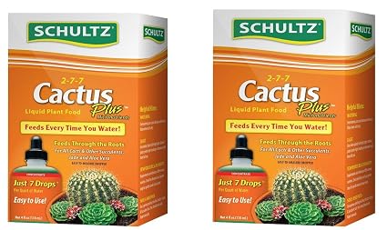 Amazon.com : Schultz Cactus Plus 2-7-7 liquid Plant Food, 4-Ounce (2 ...