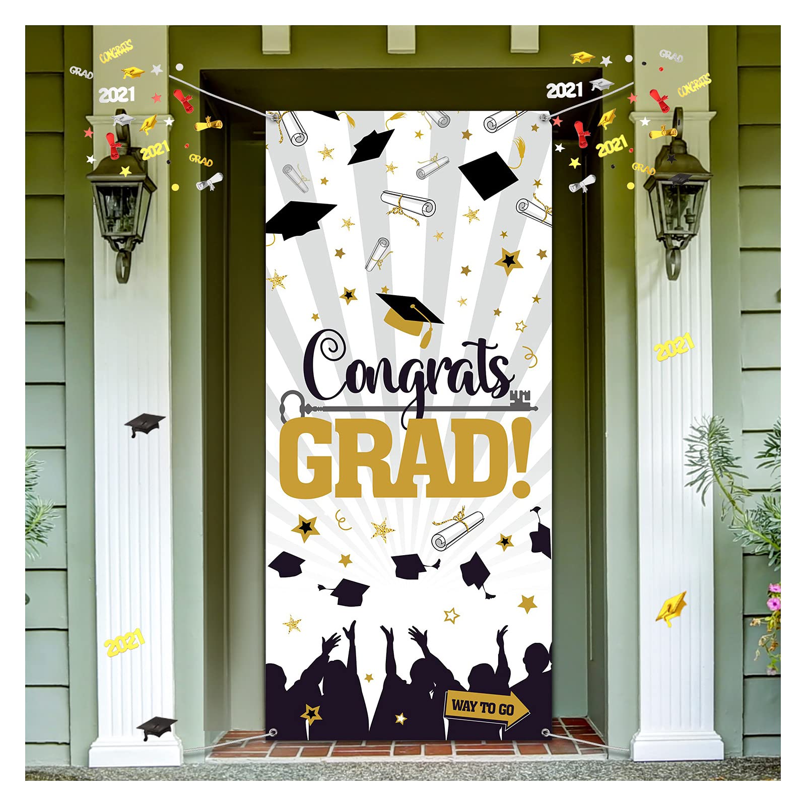 2021 Graduation Party Decorations Large Fabric Congrats Graduation 2021 Graduation Party Decorations Large Fabric Congrats Graduation