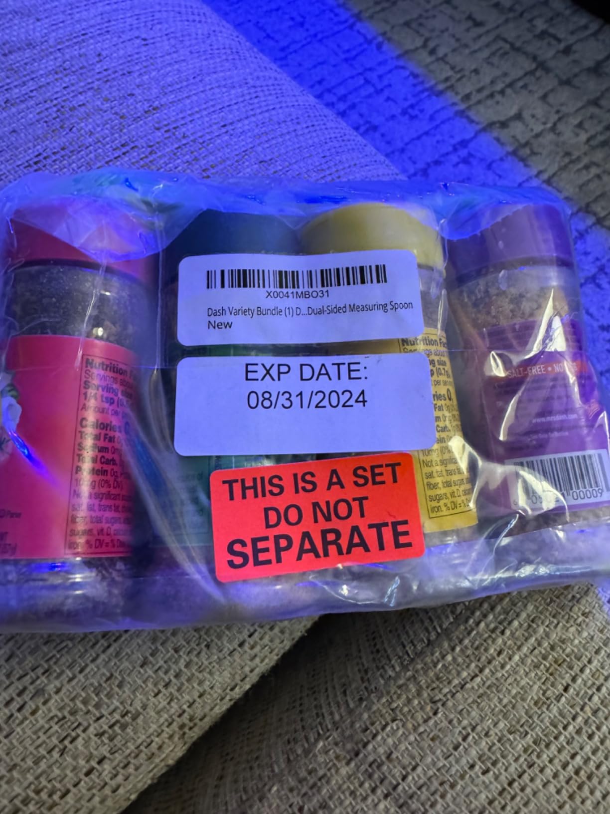 Amazon.com : Dash Variety Bundle (1) Dash Original 2.5 Ounce, (1) Dash Tomato Basil Garlic 2 ...