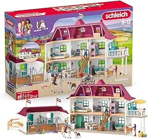Amazon.com: Schleich Horse Club - 179 PC Lakeside Country House and ...