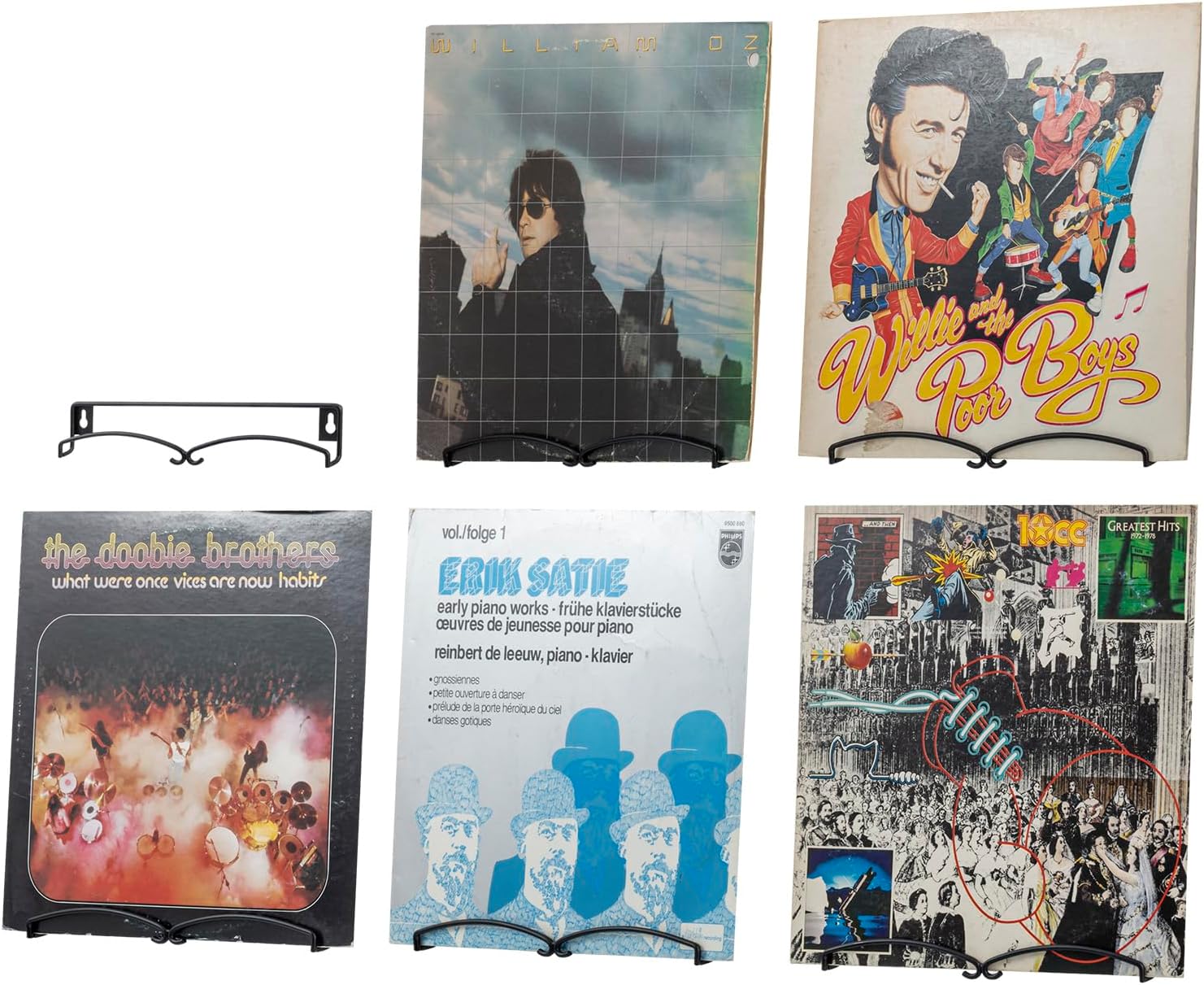 Amazon.com: MyGift Wall Mounted Retro Style Matte Black Metal Wire ...