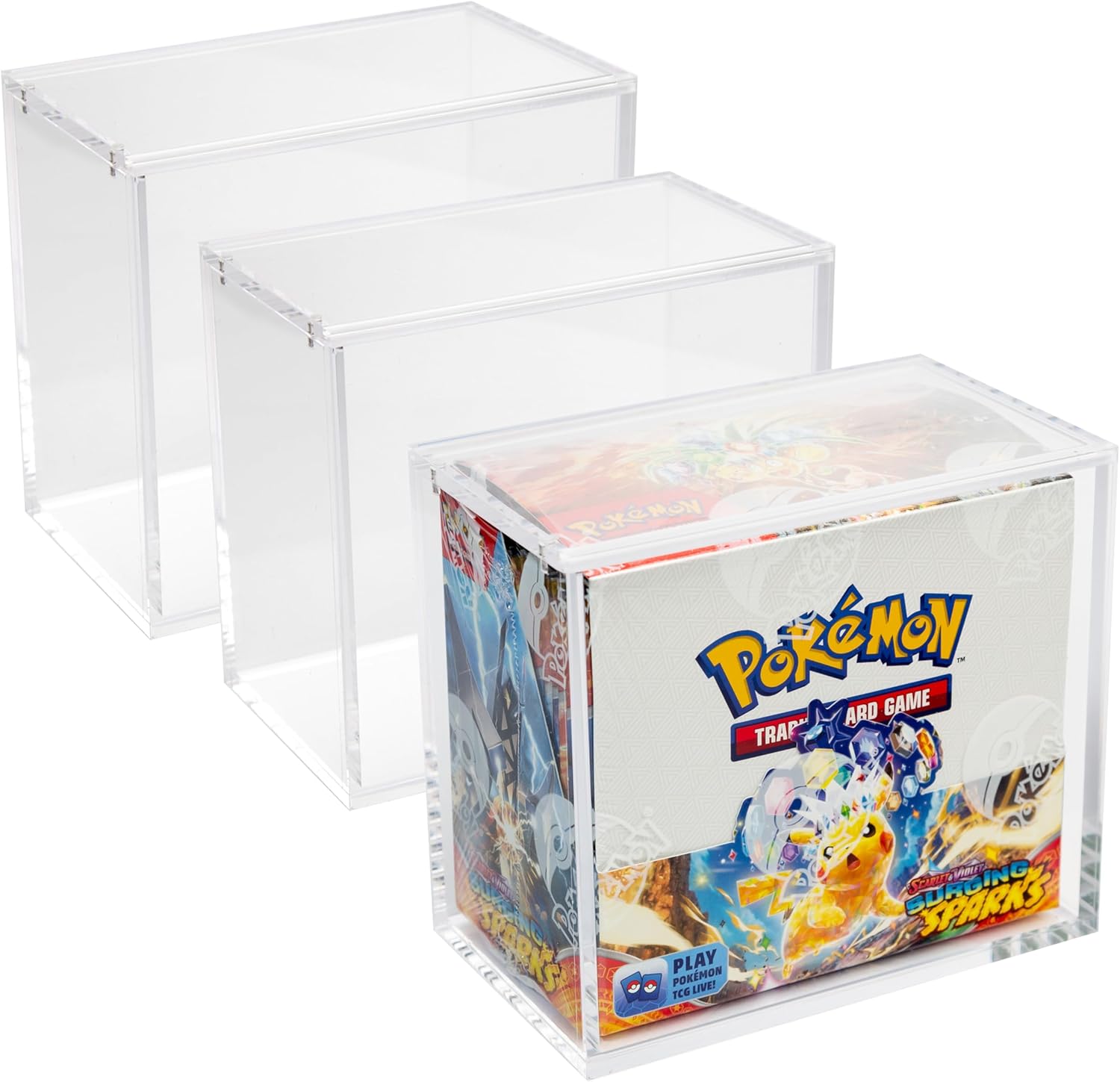Amazon.com: TCGShield Acrylic Display Case for Booster Box with ...
