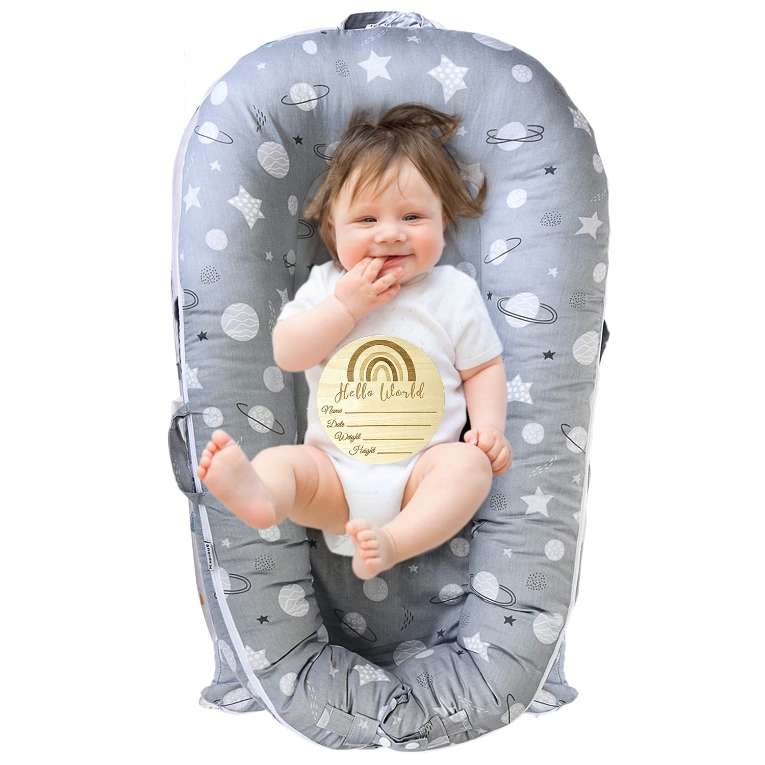 Amazon.com : Sweety Baby Newborn Lounger Cover for DockATot Deluxe, 100 ...