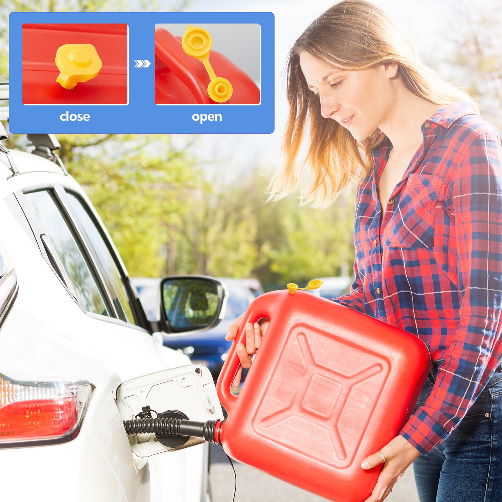 Snapklik.com : 50 Pieces Yellow Can Vent For Plastic Cans Cap ...